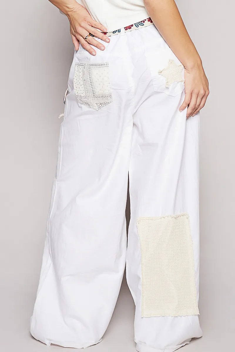 POL Raw Hem Star Patch Wide Leg Pants – Kingdom Dezigns Boutique